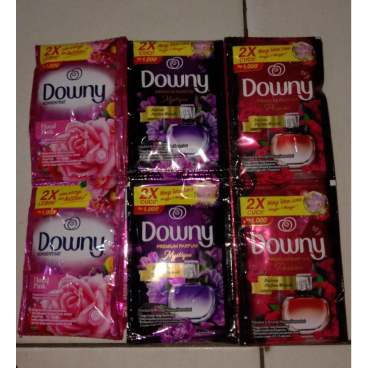 Jual Downy 1000 1 renceng isi 6 pcs | Shopee Indonesia