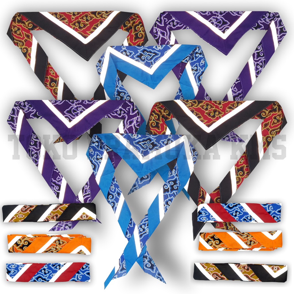 Jual Scarf Pramuka Batik Mega Mendung scraft Megamendung Skraf pramuka ...