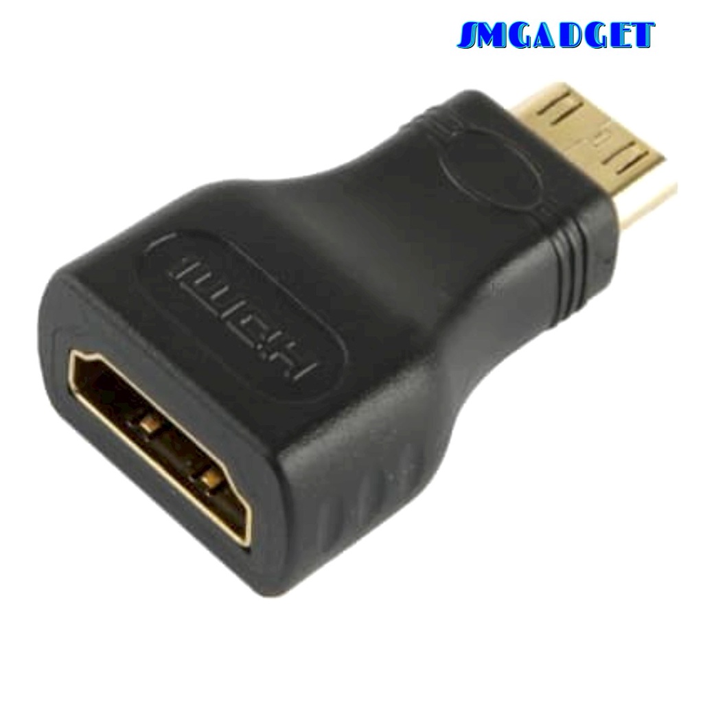 Jual Converter Gender Mini HDMI Male to HDMI 19 Pin Female Adapter ...