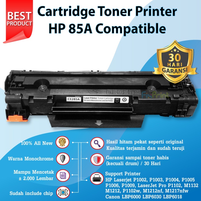 Jual Cartridge Toner Compatible H 85A CF285A 83A CF283A 78A CE278A 17A ...