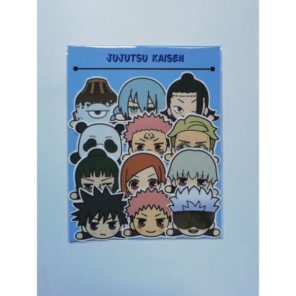 Jual [ST-PA-05] Sticker Set Anime Jujutsu Kaisen Chibi Sticker Gojo ...