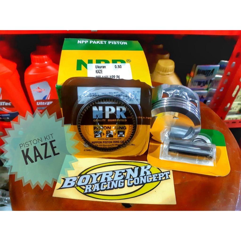 Jual PISTON KIT SEHER SET KAWASAKI KAZE STD - 200 NPP - BOYRENK ...