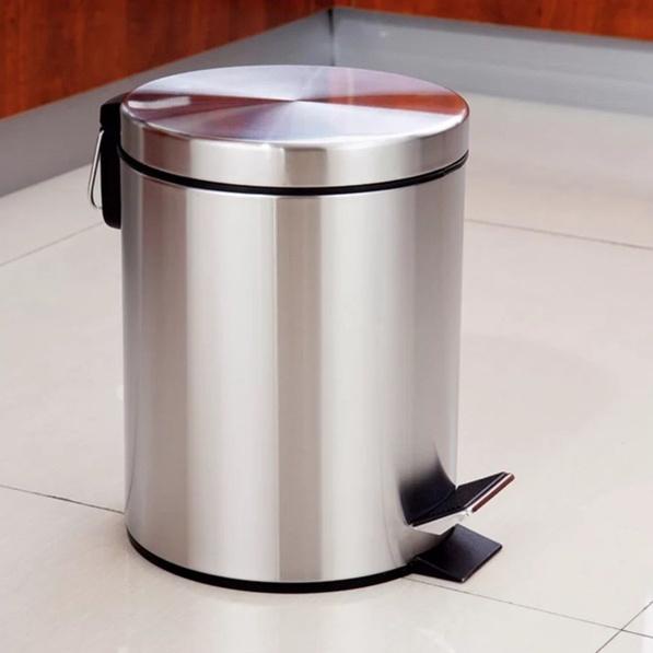 Jual Harga Kompetitif--Tempat Sampah Injak Stainless Steel, Trash Bin ...