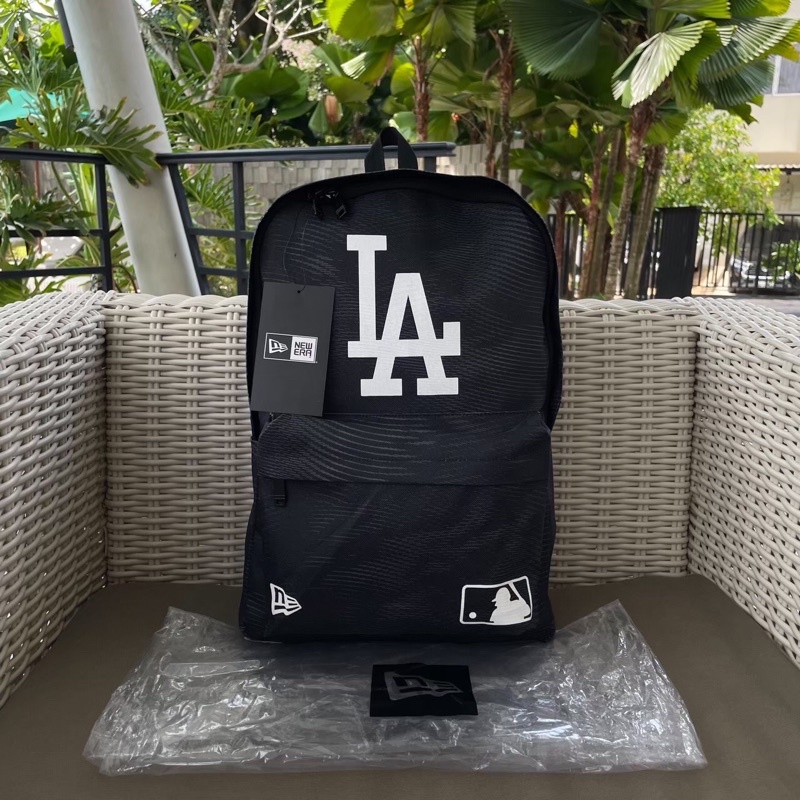 Jual MLB LA Backpack Black | Shopee Indonesia