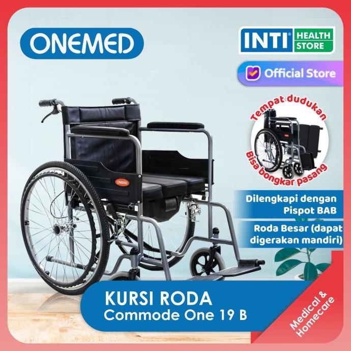Jual Onemed | Kursi Roda 2 in 1 + Tempat BAB Commode One 19B ...