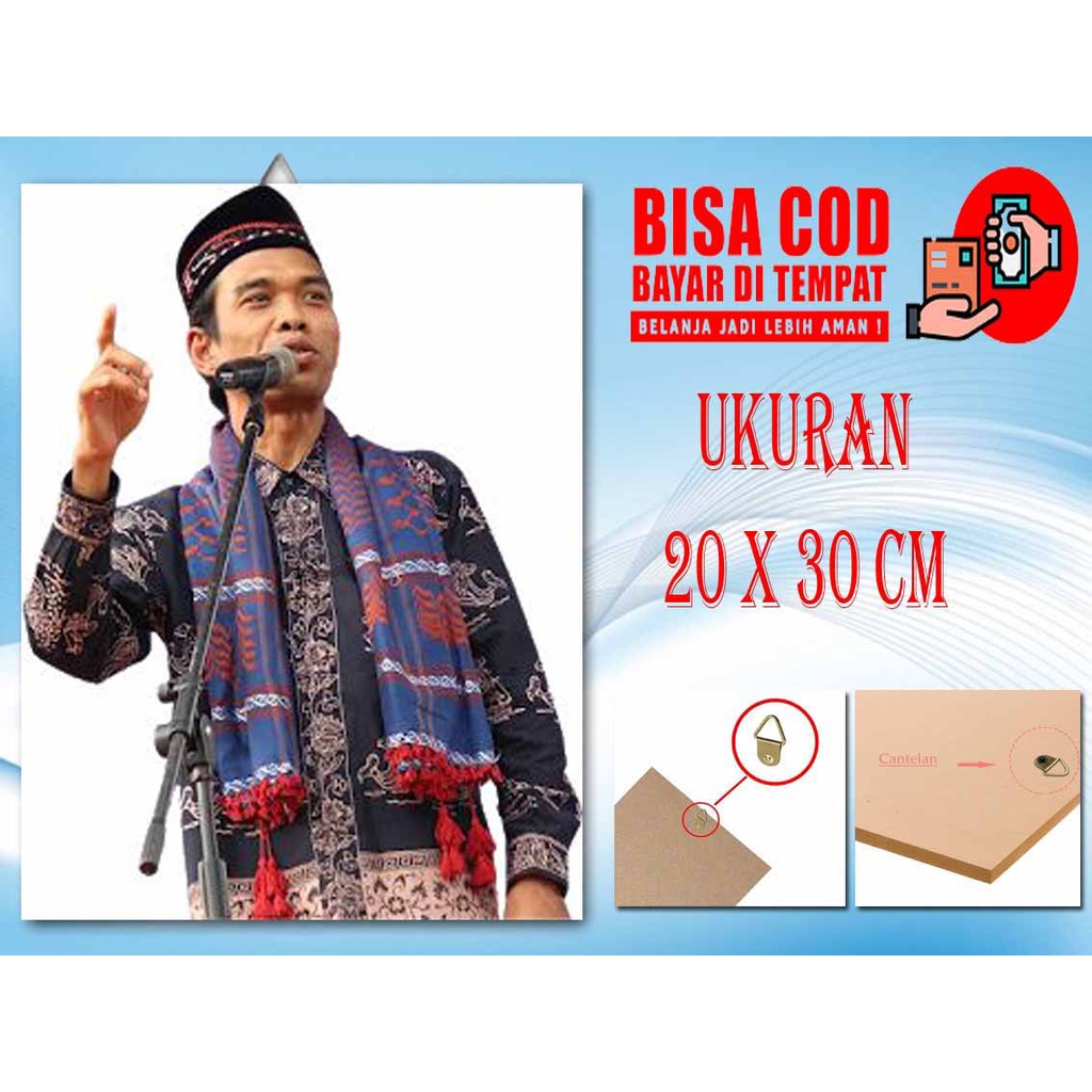 Jual POSTER ULAMA USTAD ABDUL SOMAD ( UAS ) / HIASAN DINDING HABIB ...