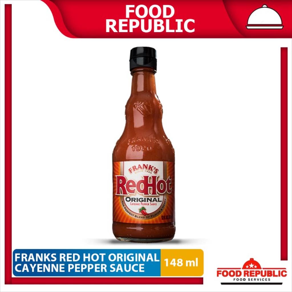Jual Franks Red Hot Original Cayenne Pepper Sauce 148 ml Frank`s Saus ...
