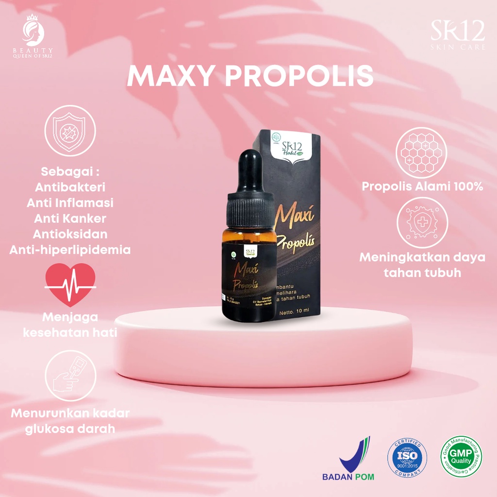Jual Maxy Propolis SR12 Propolis Asli Propolis SM Brazilian 100% Asli ...