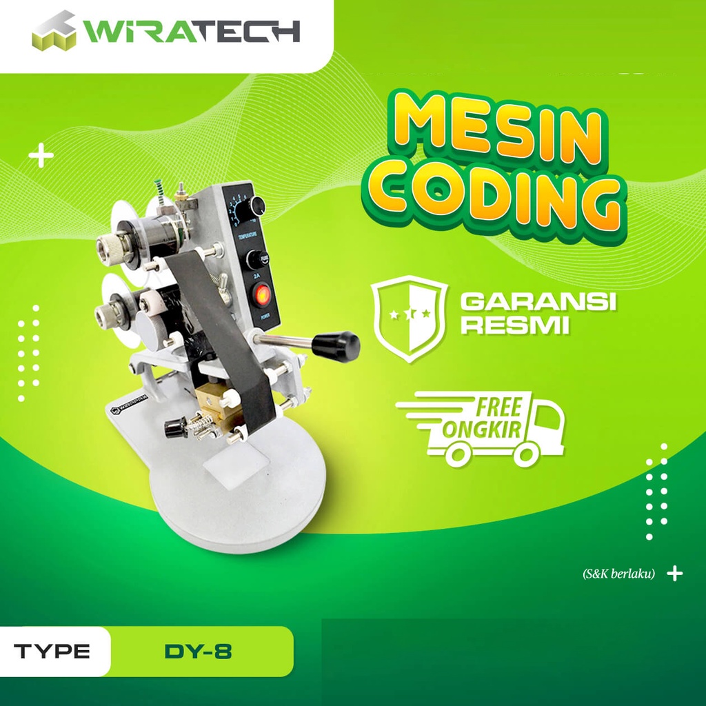 Jual WIRAPAX Coding Manual DY-8 - Mesin Cetak Kode Expired Date & Kode ...