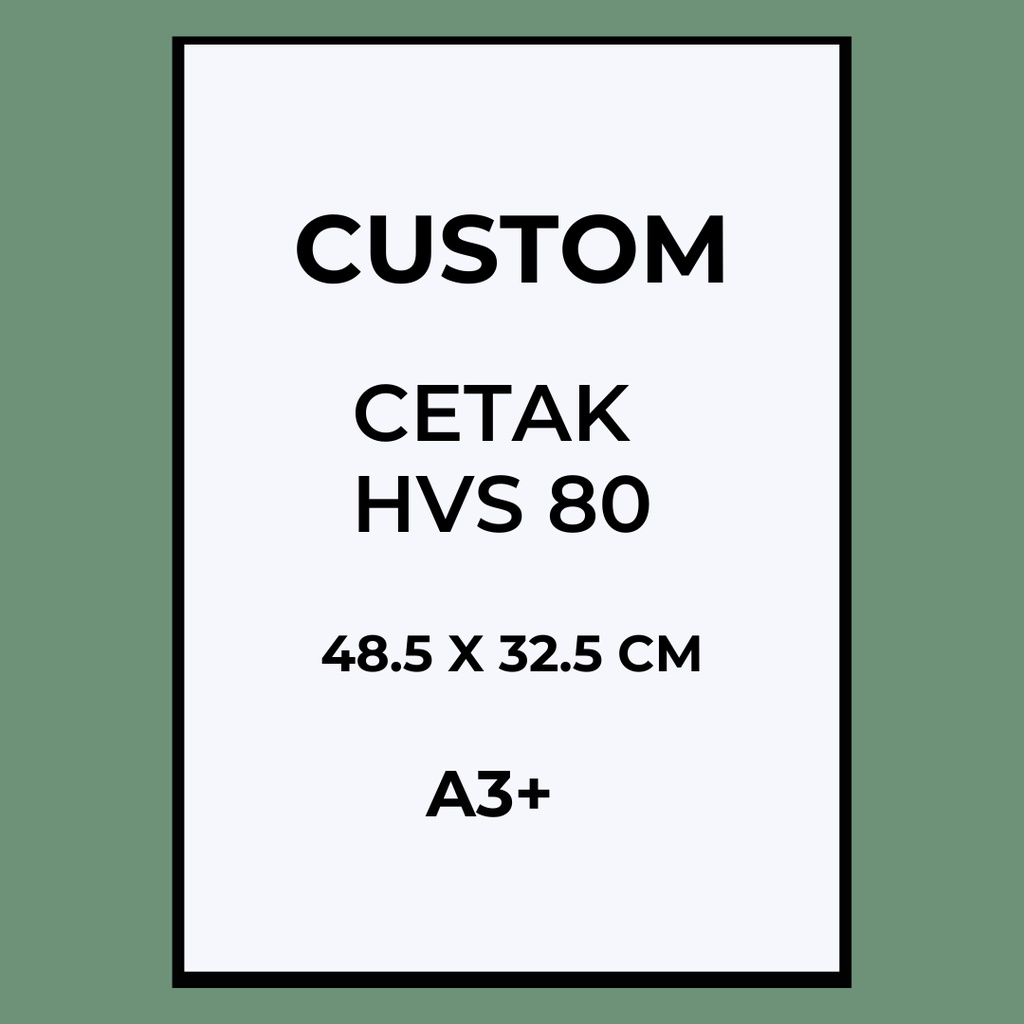 Jual [1 SISI 80gsm] CETAK HVS 80 A3+ MURAH PRINT HVS | Shopee Indonesia