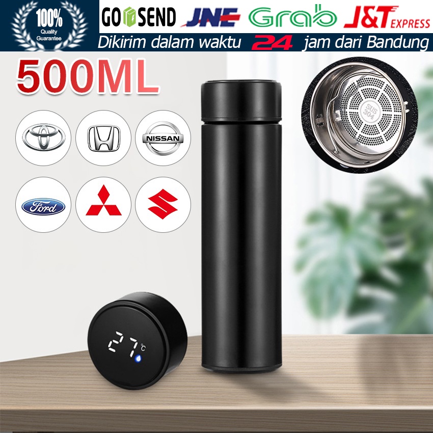 Jual 【Emblem Mobil】Botol Termos Suhu Botol Minum Touch Vacuum Cup SMART ...