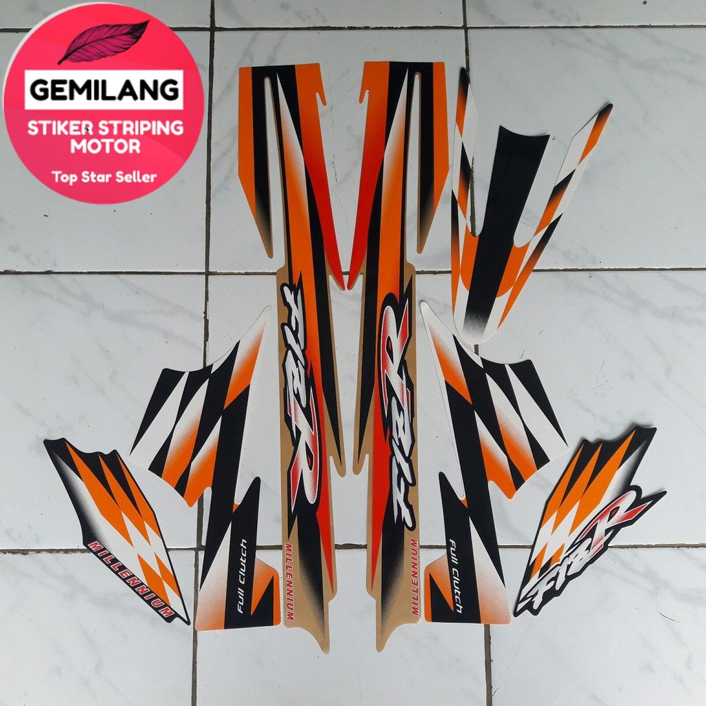 Jual Striping Decal Polet Sticker yamaha fizr f1zr fiz r milenium 2000 ...
