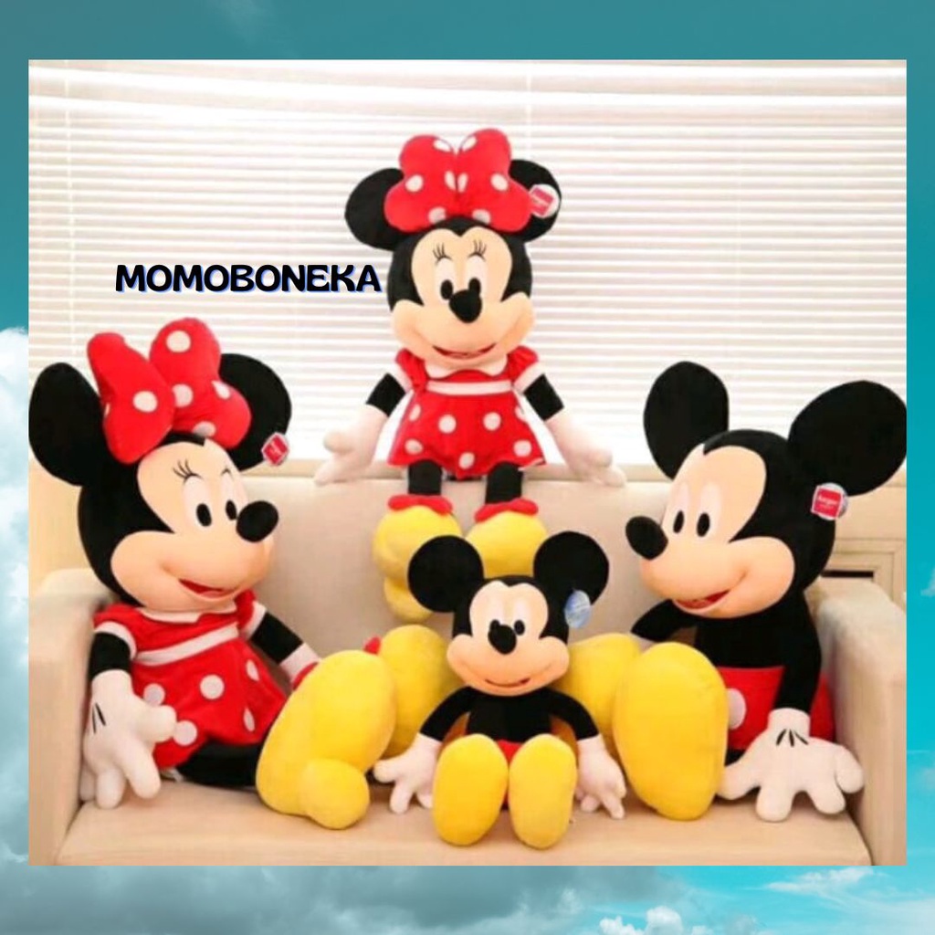 Jual Boneka Mickey Jumbo Minnie Besar Miki Mini Produk Premium SNI ...