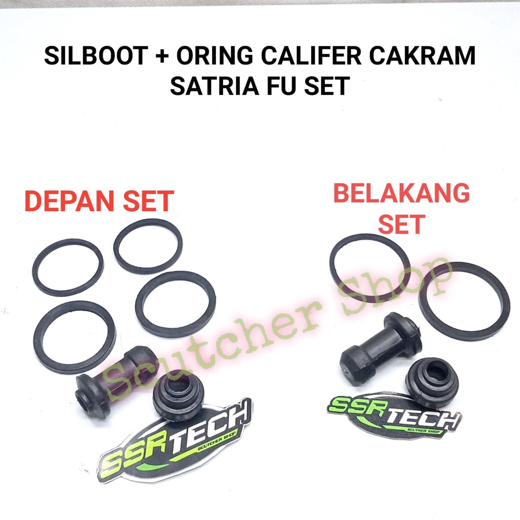 Jual Oring Seal Karet Piston Silboot Kaliper Cakram Depan Belakang Set Satria FU | Shopee Indonesia