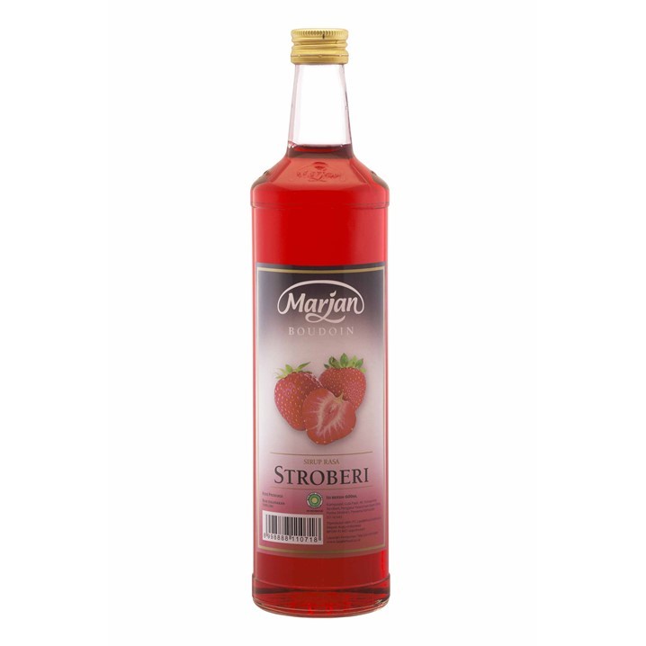 Jual STRAWBERRY SYRUP MARJAN BOUDOIN SIRUP STROBERI 460ML | Shopee ...