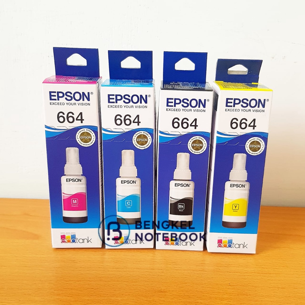 Jual Tinta Printer Epson Ink Bottle T6641 T6642 T6643 T6644 Untuk L100 ...