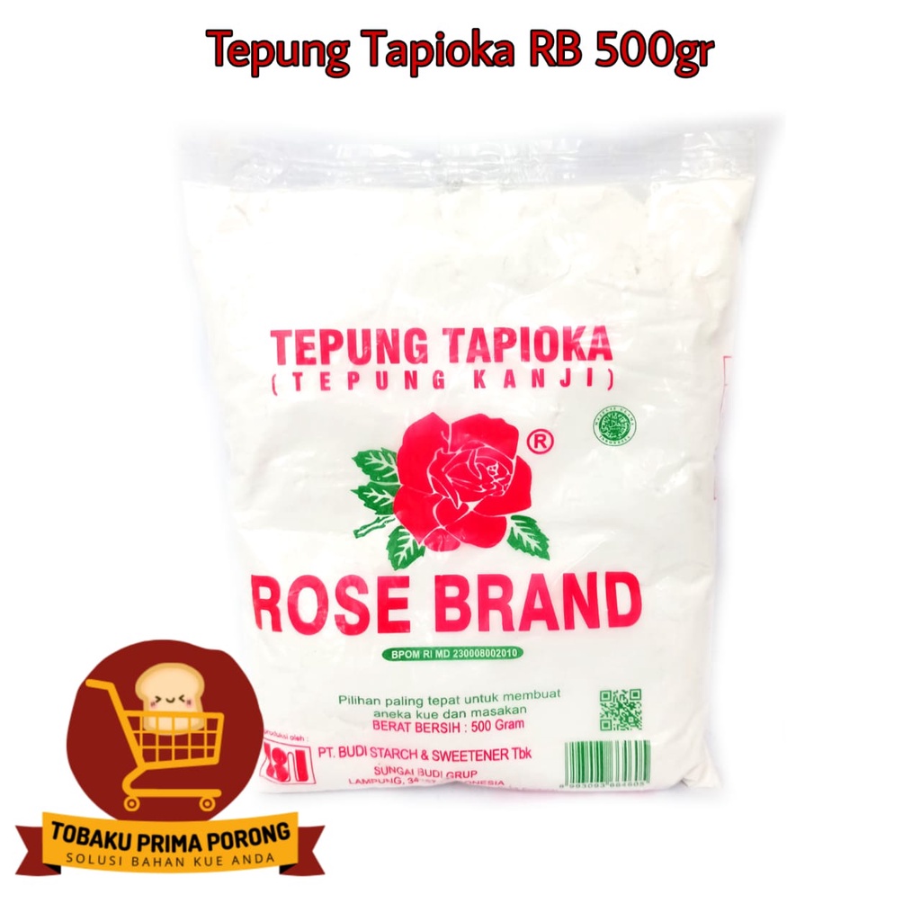 Jual TEPUNG TAPIOKA ROSE BRAND 500 gr | Shopee Indonesia