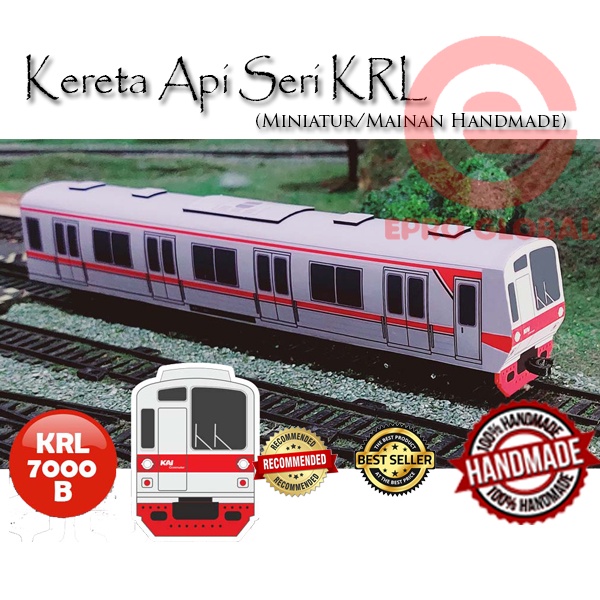 Jual Kereta Api Indonesia Seri KRL (Handmade) | Shopee Indonesia