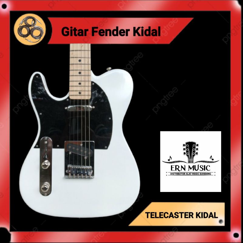 Jual Gitar Fender Telecaster Kidal Left Hand Banyak Bonus | Shopee ...