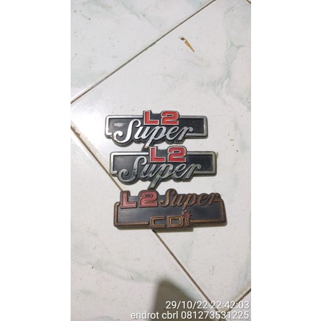Jual emblem box yamaha l2 super original | Shopee Indonesia