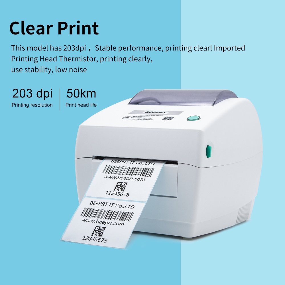 Jual BEEPRT 110mm pencetak label termal pencetak label pengiriman ...