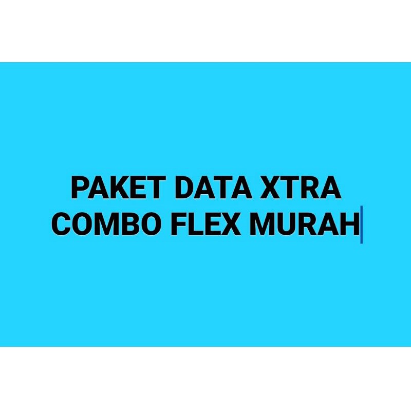 Jual PAKET DATA XTRA COMBO FLEX MURAH | Shopee Indonesia