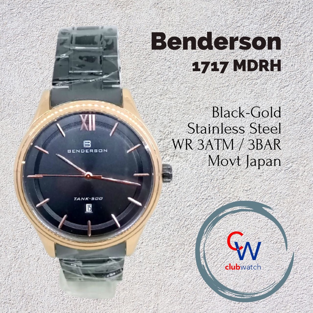 Jual Jam Tangan Pria Benderson 1717 MDRH / Benderson 1717 MDRH Jam ...