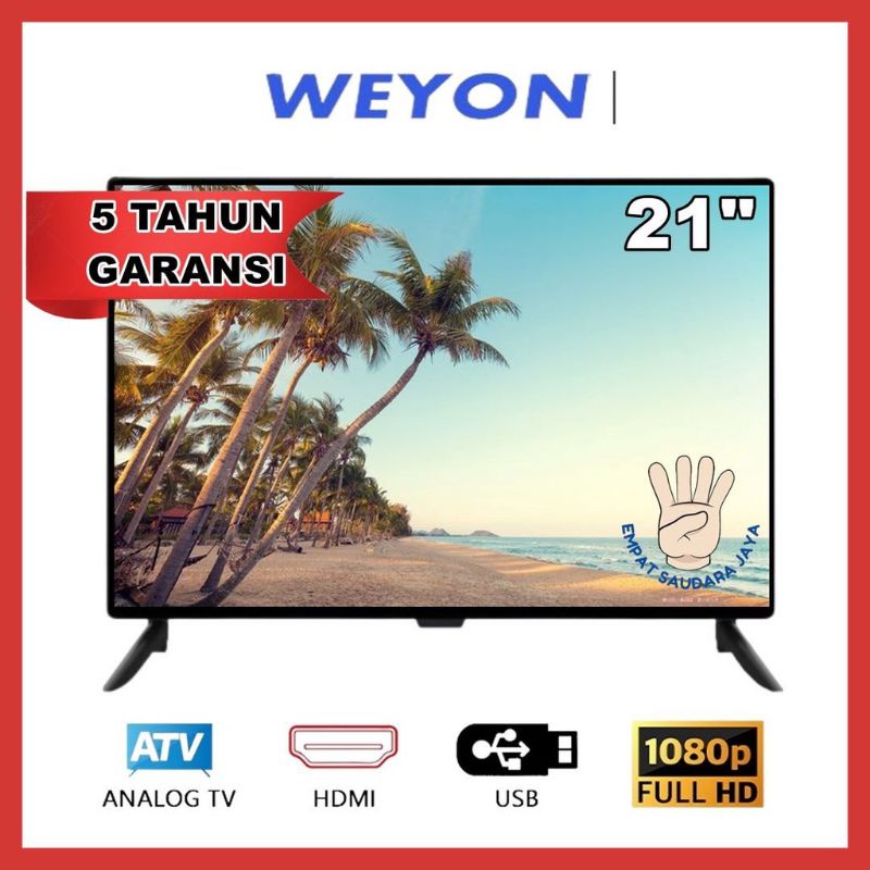 Jual TV LED 21/22 INCH DIGITAL/ANALOG MULTIFUNGSI GARANSI 1 TAHUN ...