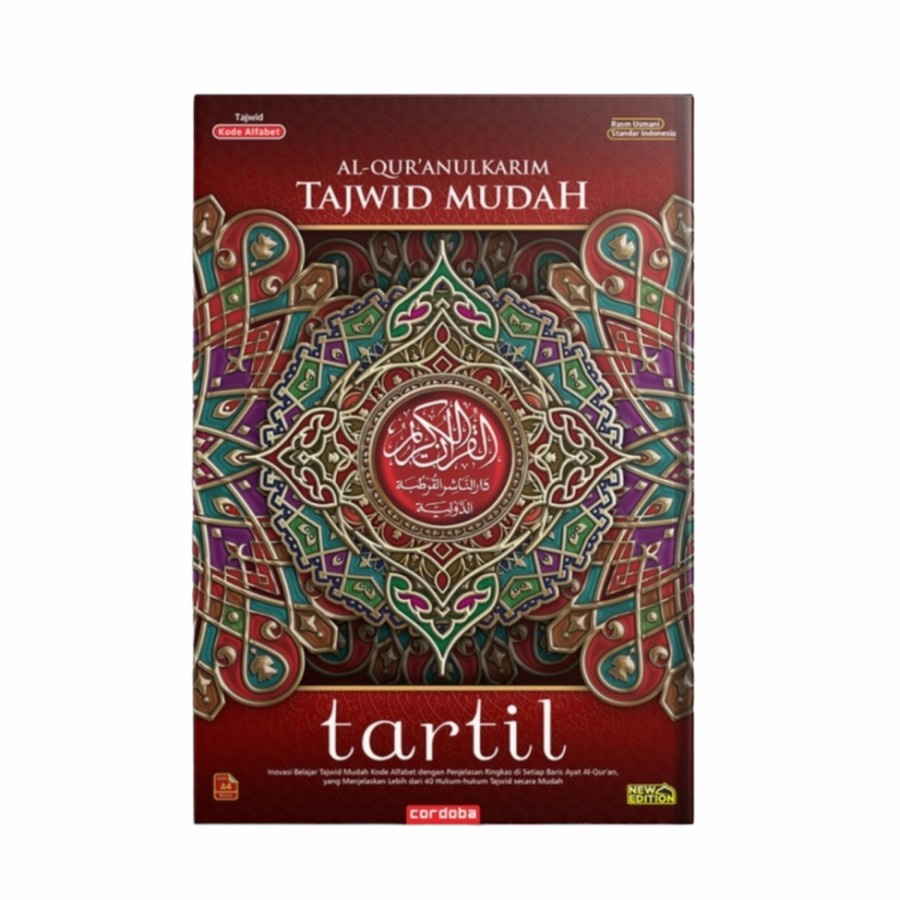 Jual Alquran Tajwid Mudah Tartil Cordoba A4, Al Quran Tartil Non ...