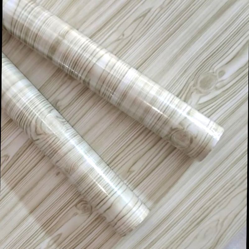Jual Wallpaper Stiker Dinding Motif Serat kayu Pinus Halus Mewah Elegan ...
