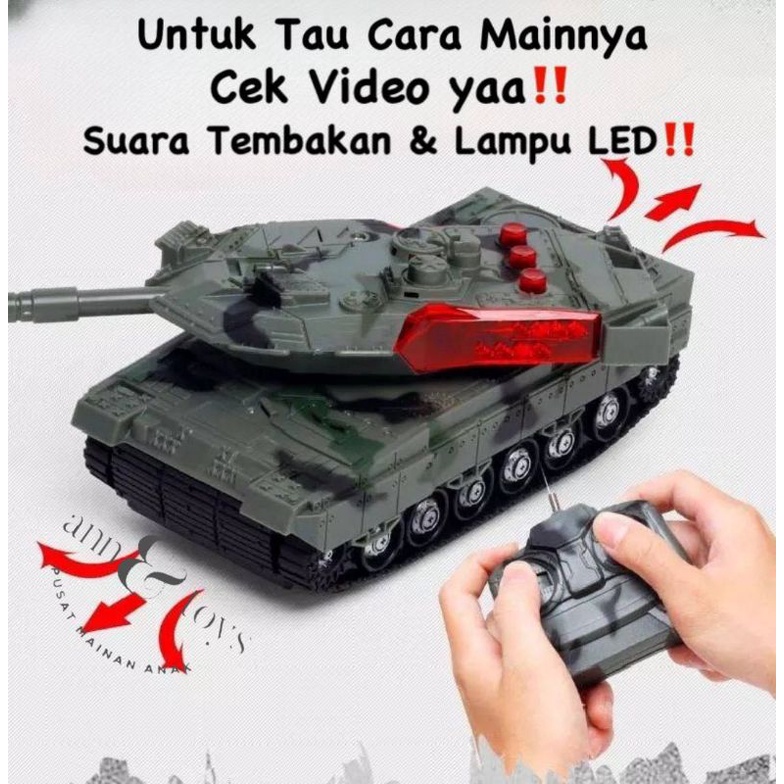 Jual Mainan Mobil Remote Control RC Mobil Tank Militer | Shopee Indonesia