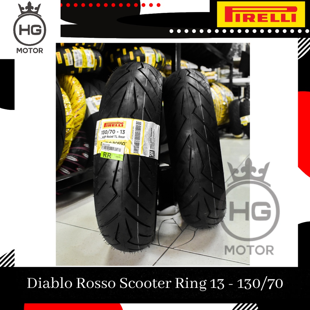 Jual Ban Belakang Pirelli Diablo Rosso Scooter 130/70 13 NMax dan Pcx 160 | Shopee Indonesia