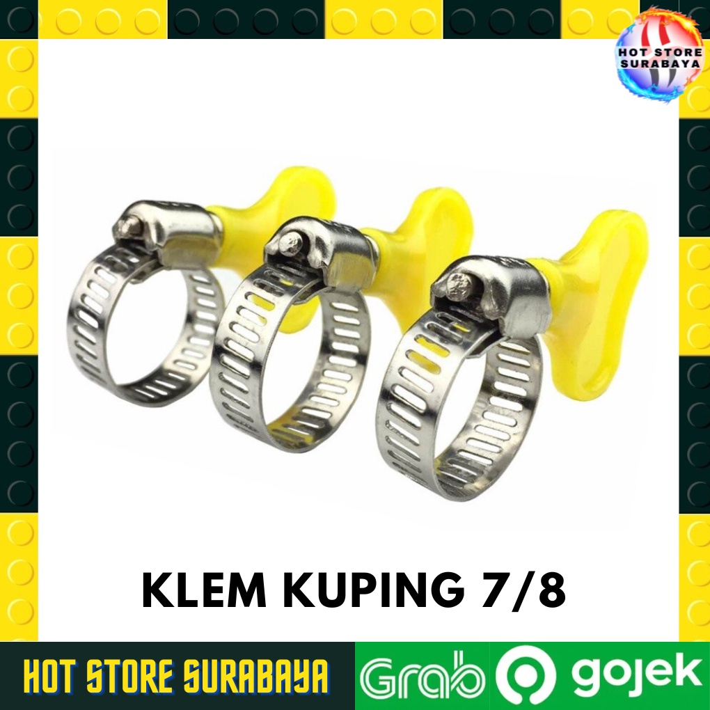 Jual Klem Selang Gas Elpiji 7/8" Ring KUPING / Selang Gas Elpiji SUS304 ...