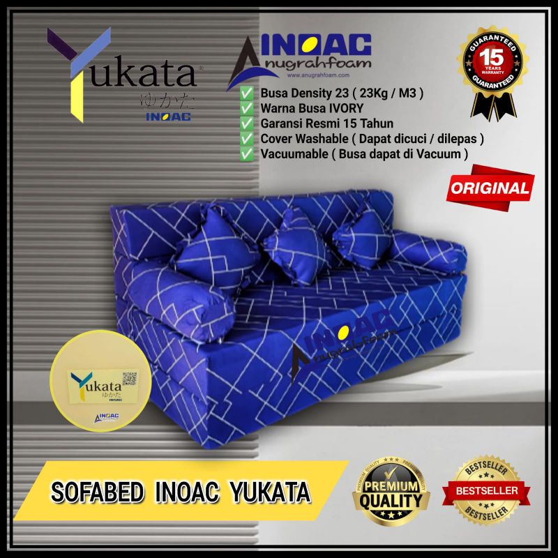 Jual [ORIGINAL] SOFABED INOAC YUKATA / SOFA BED INOAC / SOFABED INOAC ...