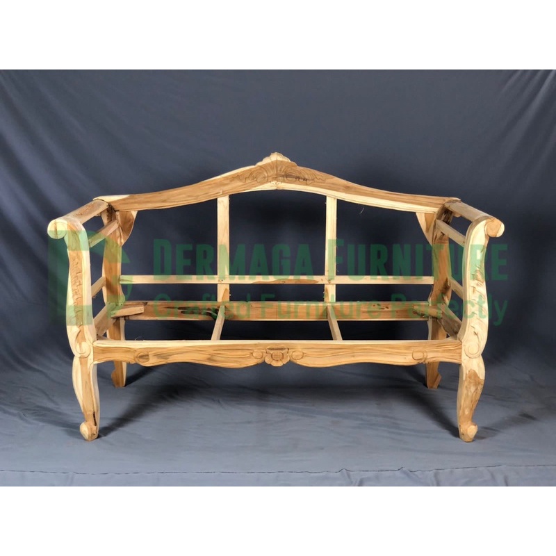 Jual SOFA TAMU KERANG 2D KAYU JATI SOFA TERAS SOFA PELAMINAN DEKORASI ...