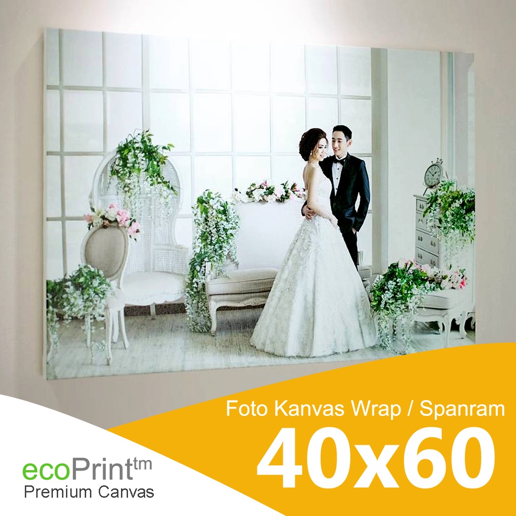Jual Cetak Foto Kanvas Photo Canvas Print Spanram Wrap Ukuran 40x60 cm ...