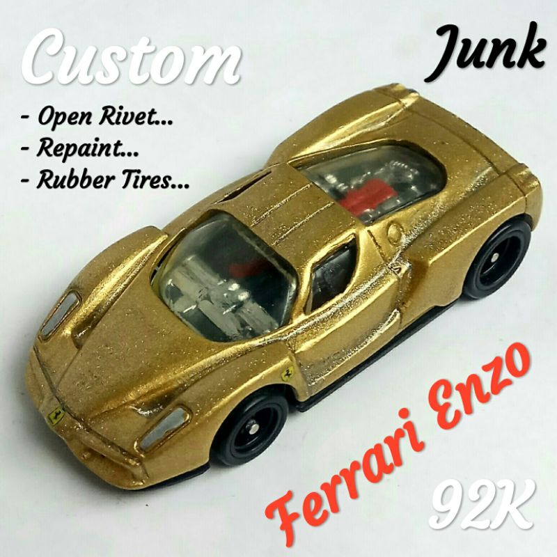 Jual Hot Wheels Ferrari Enzo Custom Warna Gold Junk | Shopee Indonesia