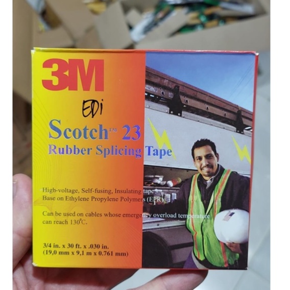 Jual Isolasi Listrik 3M SCOTCH 23 Rubber Splicing Tape | Shopee Indonesia