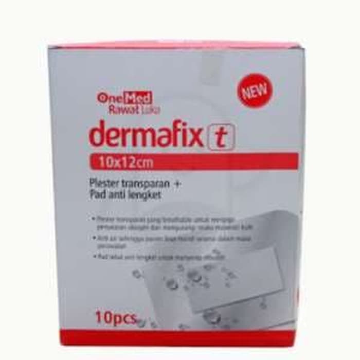 Jual Dermafix-T 10x12cm OneMed box isi 10pcs | Shopee Indonesia