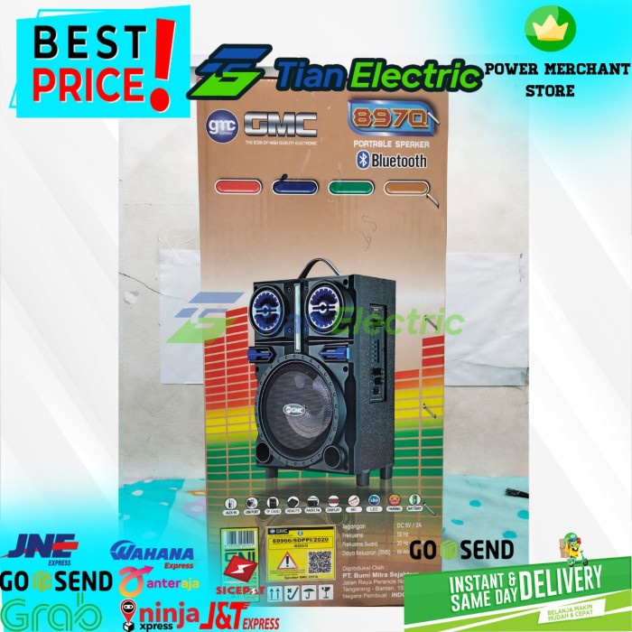 Jual Gmc-897Q Multimedia Speaker Bluetooth Portable (Mic Include ...