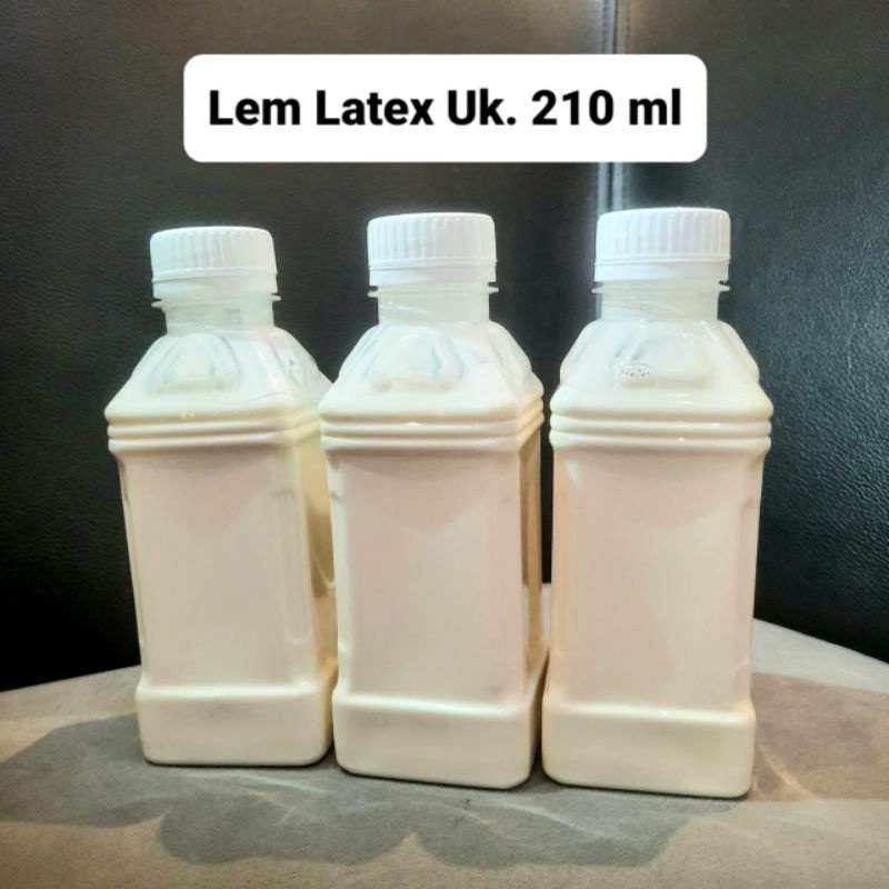 Jual LEM LATEX SUPER PEKAT 60% Ukuran 200 ml | Shopee Indonesia