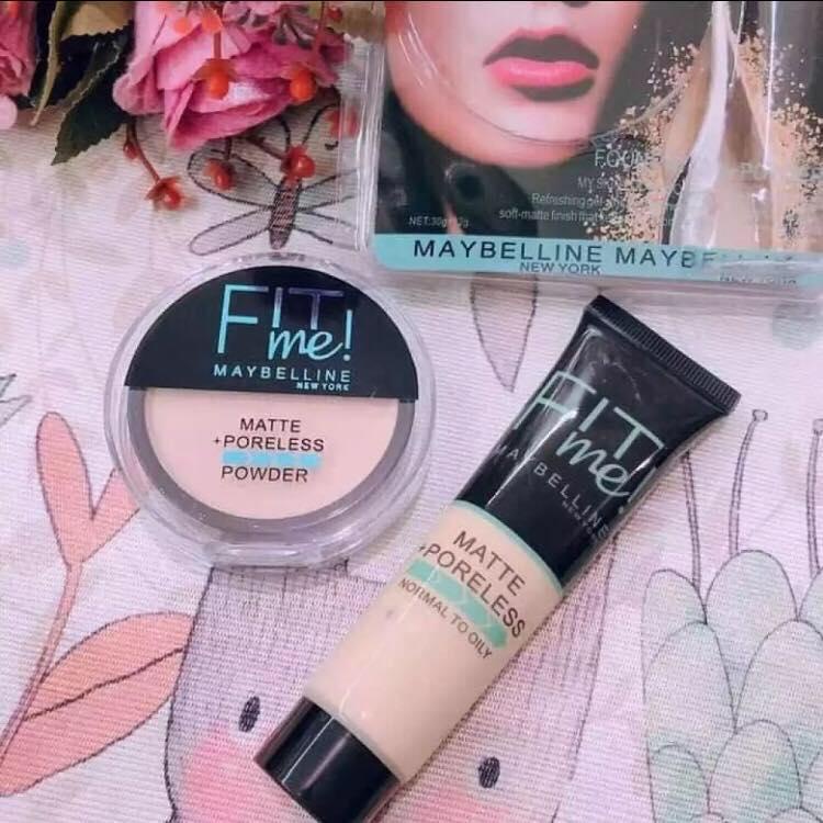 Jual Medan Cod Murah Maybelline Fit Me Matte + Poreless Powder ...