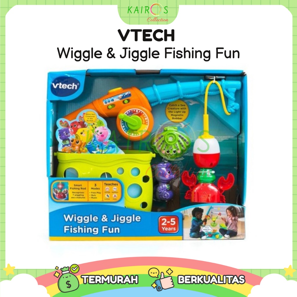 Jual VTECH Wiggle & Jiggle Fishing Fun Original / Mainan Pancingan Anak ...