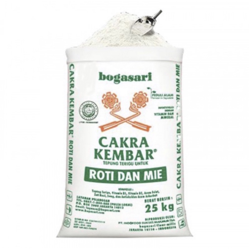 Jual TEPUNG TERIGU CAKRA KEMBAR KILOAN 1 KG | Shopee Indonesia