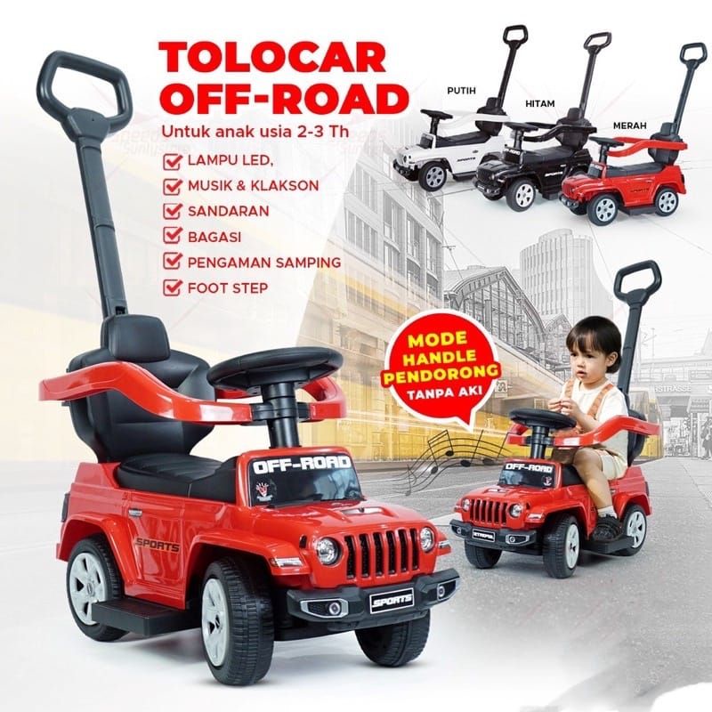 Jual Mainan Anak Mobil Mobilan Dorong Manual K601B K603 Jeep innova ...