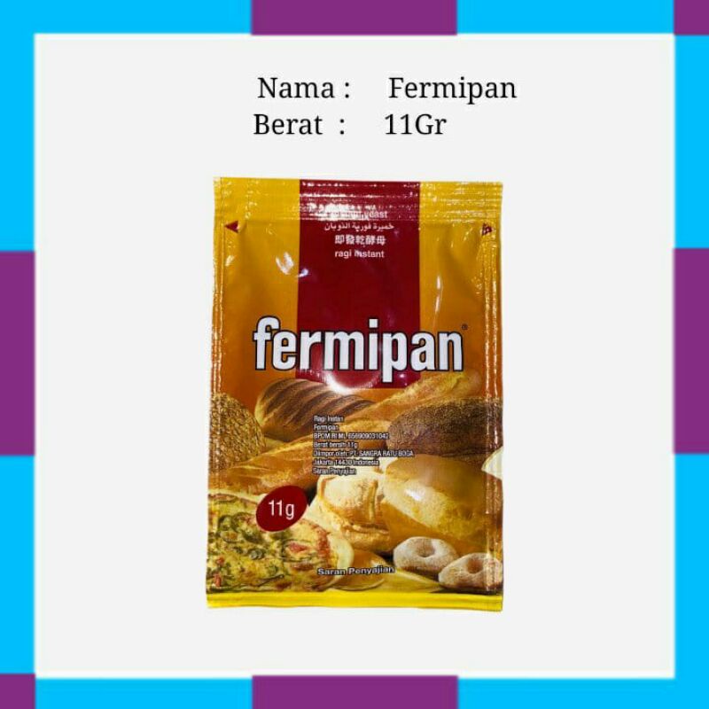 Jual FERMIPAN / RAGI KERING INSTANT 11GR | Shopee Indonesia