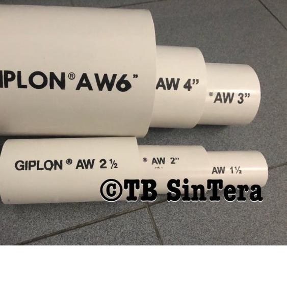 Jual Pipa PVC 3" inch AW Putih Giplon per Batang | Shopee Indonesia