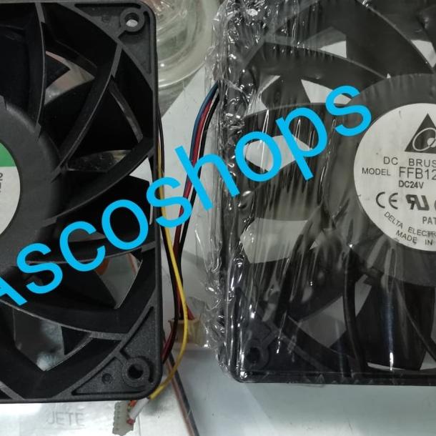 Jual Kipas fan panel high speed 24v dc 12x12 cm 12 x 12cm ball bearing ...