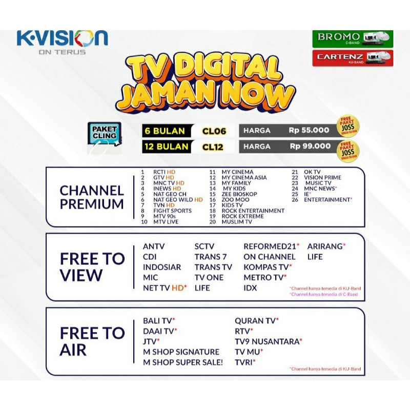 Jual Voucher cling 6 dan 12 bulan k vision | Shopee Indonesia