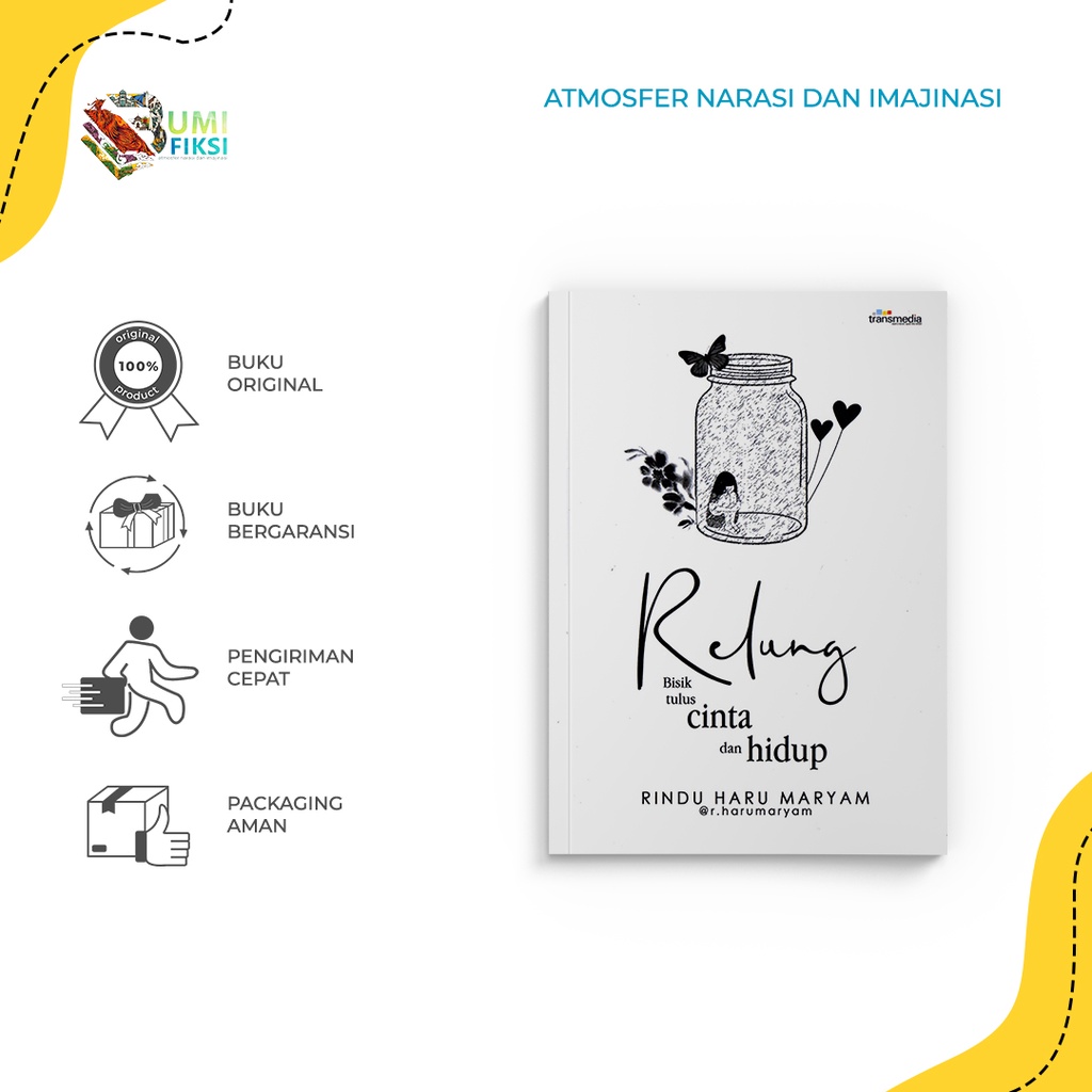 Jual Buku Novel - Relung - Transmedia Pustaka - Rindu Haru Maryam ...